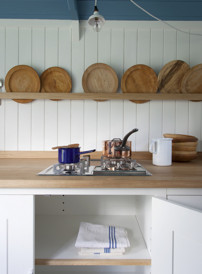 English Shepherd's Hut Kitchen - frolic!